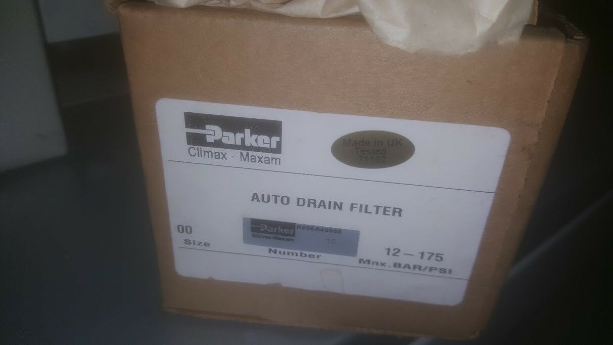 New Parker Climax-Maxam F20G00WJR/E Auto Drain Filter K065A40560 7C ...