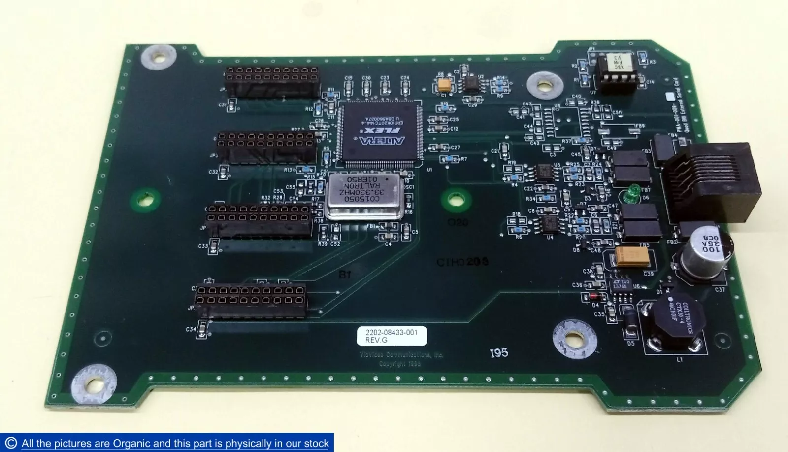 Polycom ViaVideo 2202-08433-001 Rev G Quad BRI External Serial Card PWA ... Polycom ViaVideo 2202-08433-001 Rev G Quad BRI External Serial Card PWA ...