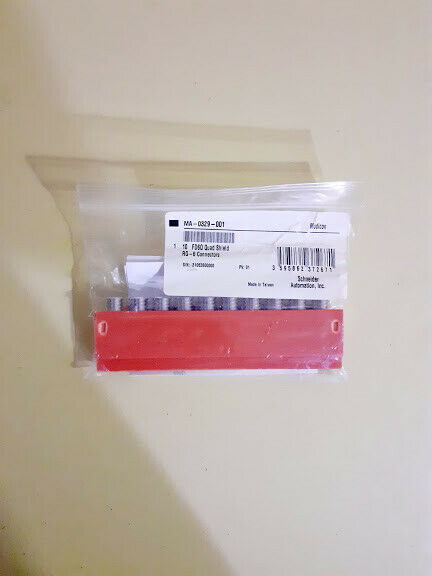 Schneider Automation MA-0329-001 10 FD6Q Quad Shield RG-6 Connector ...