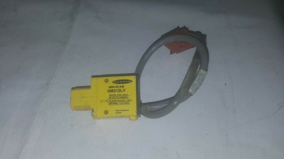 BANNER SM312LV mini-beam photoelectric sensor - Industrial SOL Pte Ltd