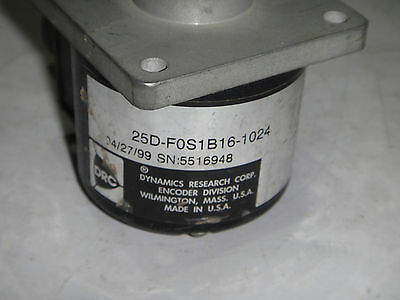 DRC 25D-F0S1B16-1024 Encoder Rotary 25DF0S1B161024 Dynamics Research ...