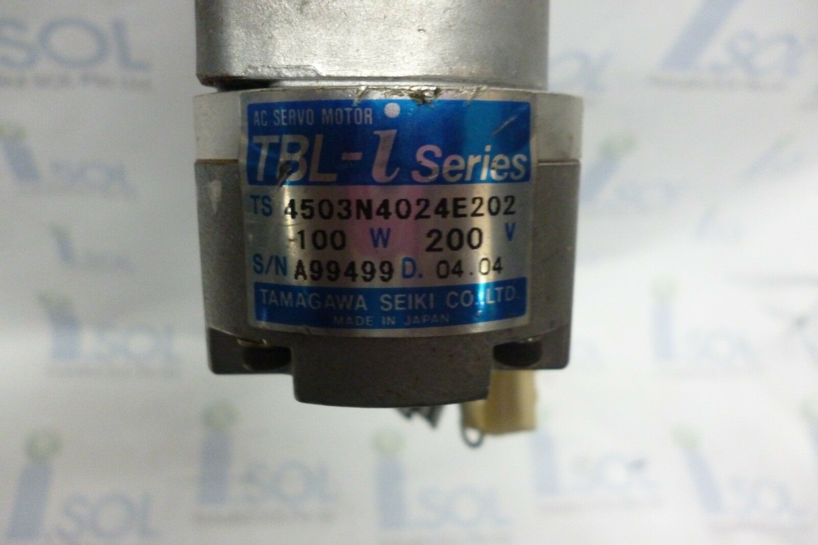 Tamagawa Seiki TBL-I series 4503N4024E202 AC Servo Motor - Industrial ...