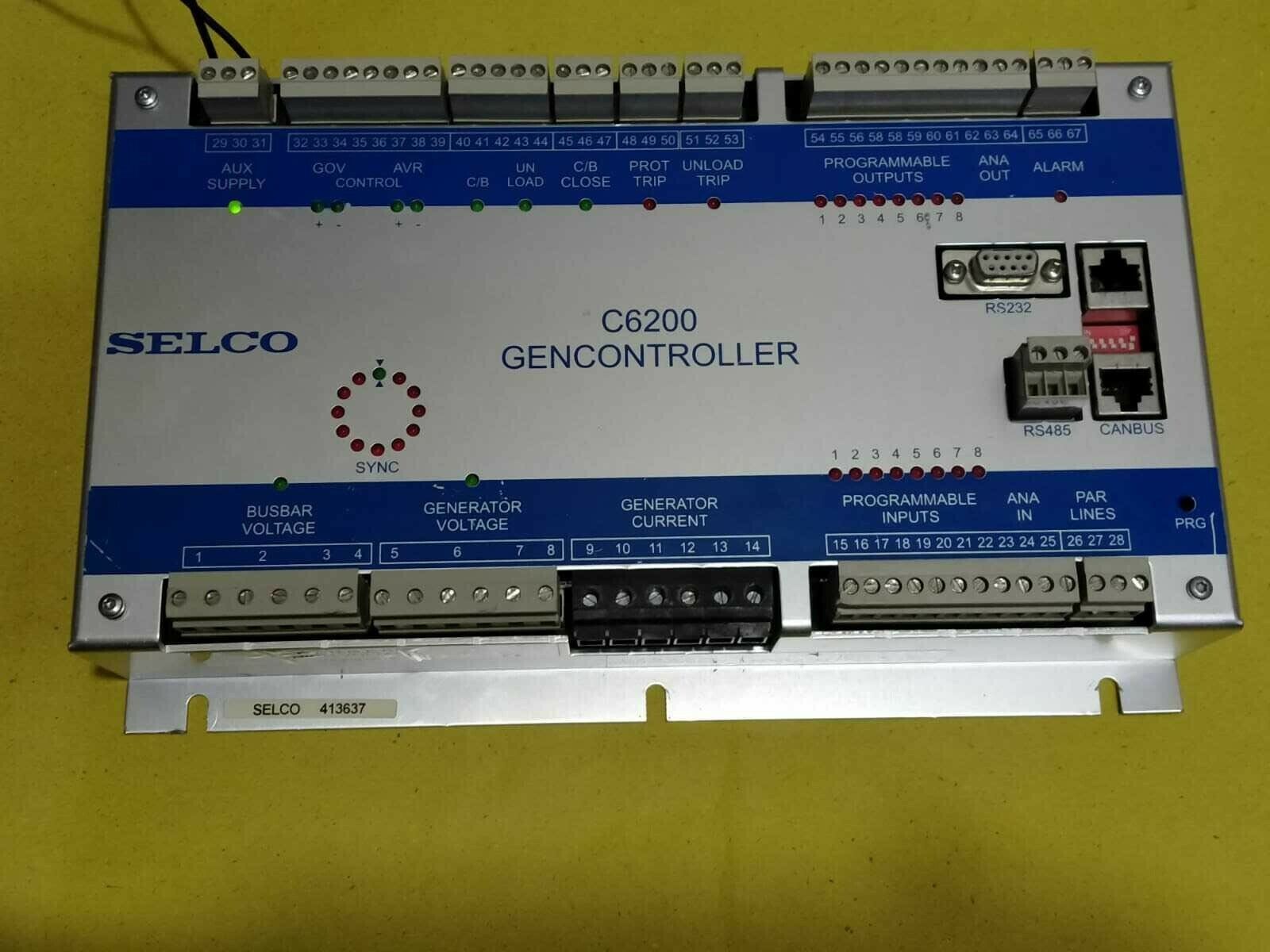 Selco C6200.0010 Gencontroller Flexgen Generator Controller C6200 ...