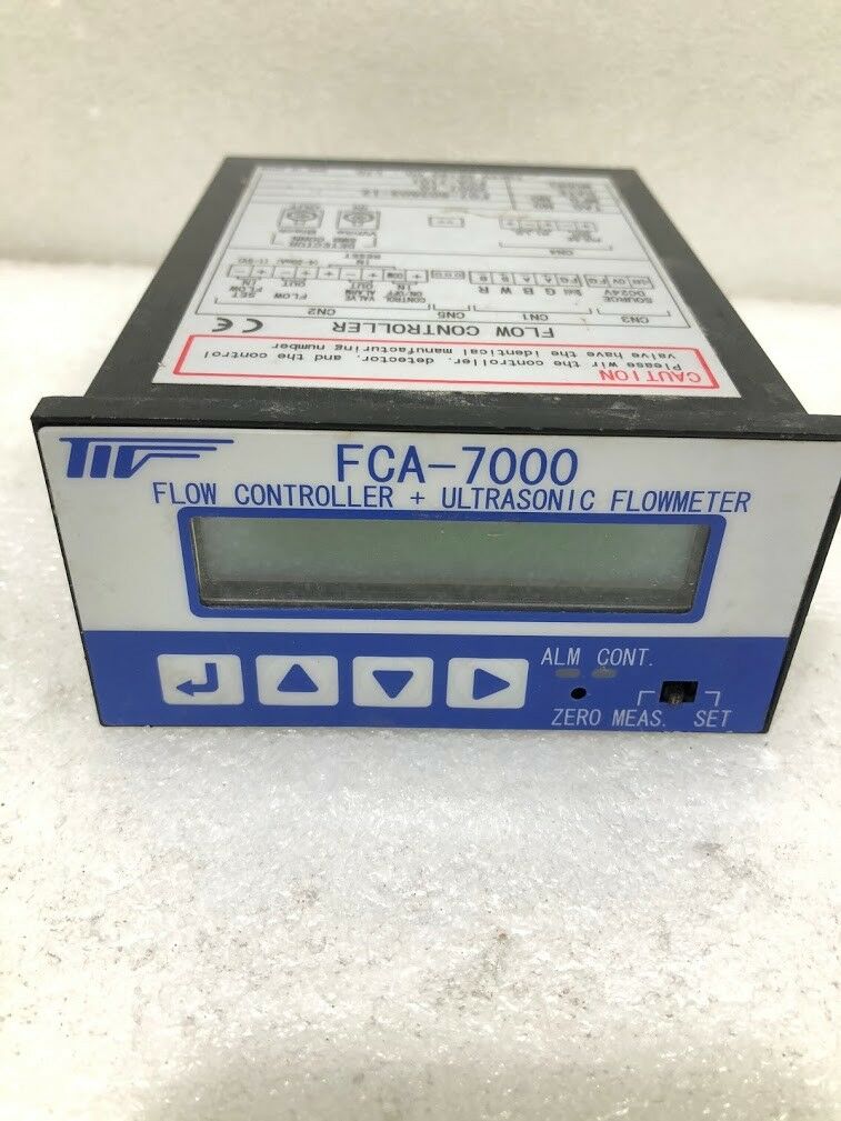 FCA-7101 TIV FCA-7000 Flow Controller + Ultrasonic Flowmeter Tokyo Keiso Co Ltd
