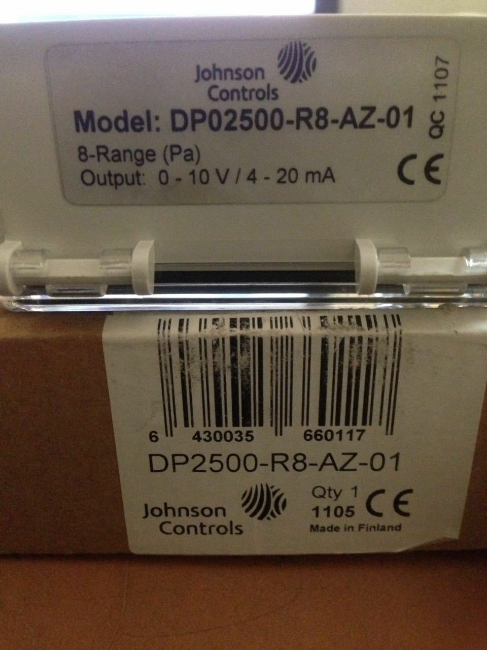 Johnson Controls DP02500-R8-AZ-01 Differential Pressure Transmitter ...