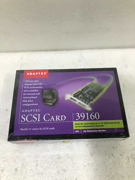 New Ultra160 Adaptec LVD SCSI PCI 64-bit 39160 Rev B 1822300-R Still ...