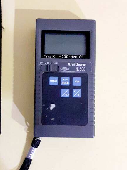 Anritsu Meter Anritherm HL600 Type K Digital Handheld Thermometer ...