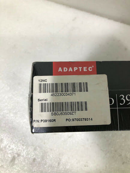 New Ultra160 Adaptec LVD SCSI PCI 64-bit 39160 Rev B 1822300-R Still ...