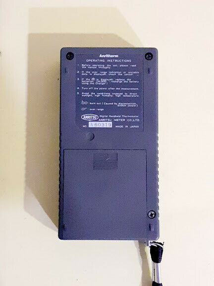 Anritsu Meter Anritherm HL600 Type K Digital Handheld Thermometer ...