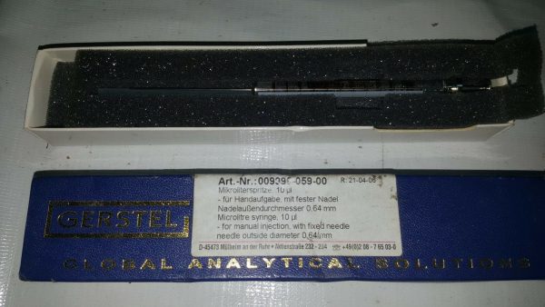Gerstel Microliter syringes 10 μL 0.64mm global analytical 009996-059 ...