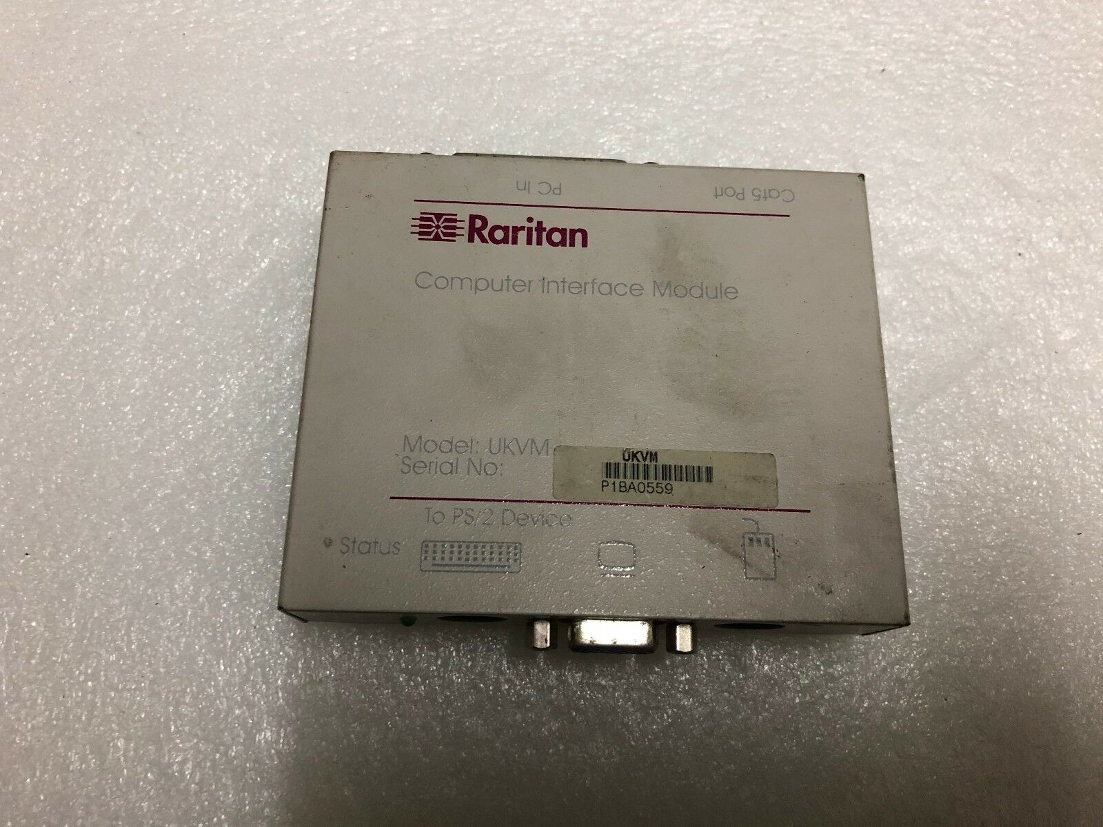 Raritan UKVM computer interface module Ver.UKVM-0B2 - Industrial SOL Pte Ltd