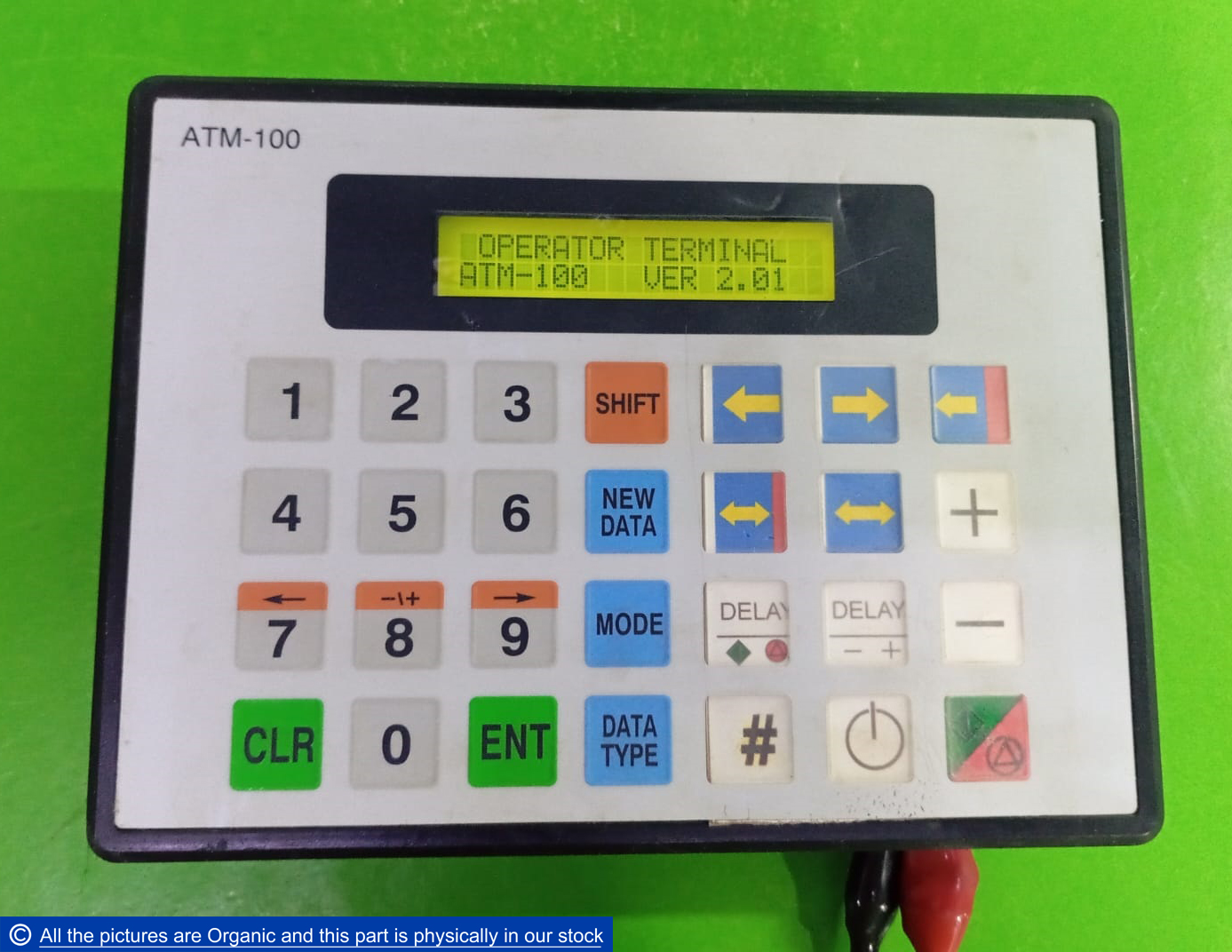 Aromat Corporation ATM-100 Ver. 2.01 Text Display Operator Panel ATM100 ...