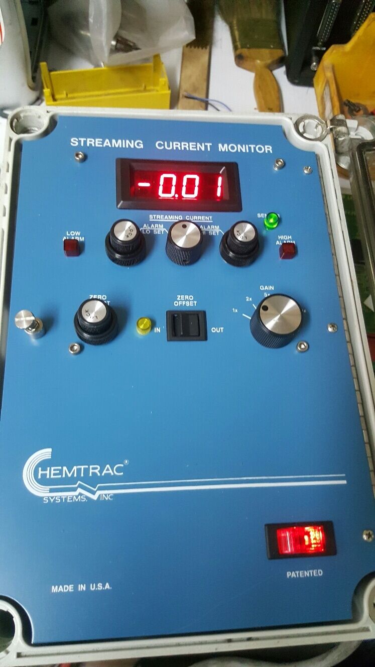 Chemtrac systems Inc streaming current monitor XRW 2000 chemtrac scm ...
