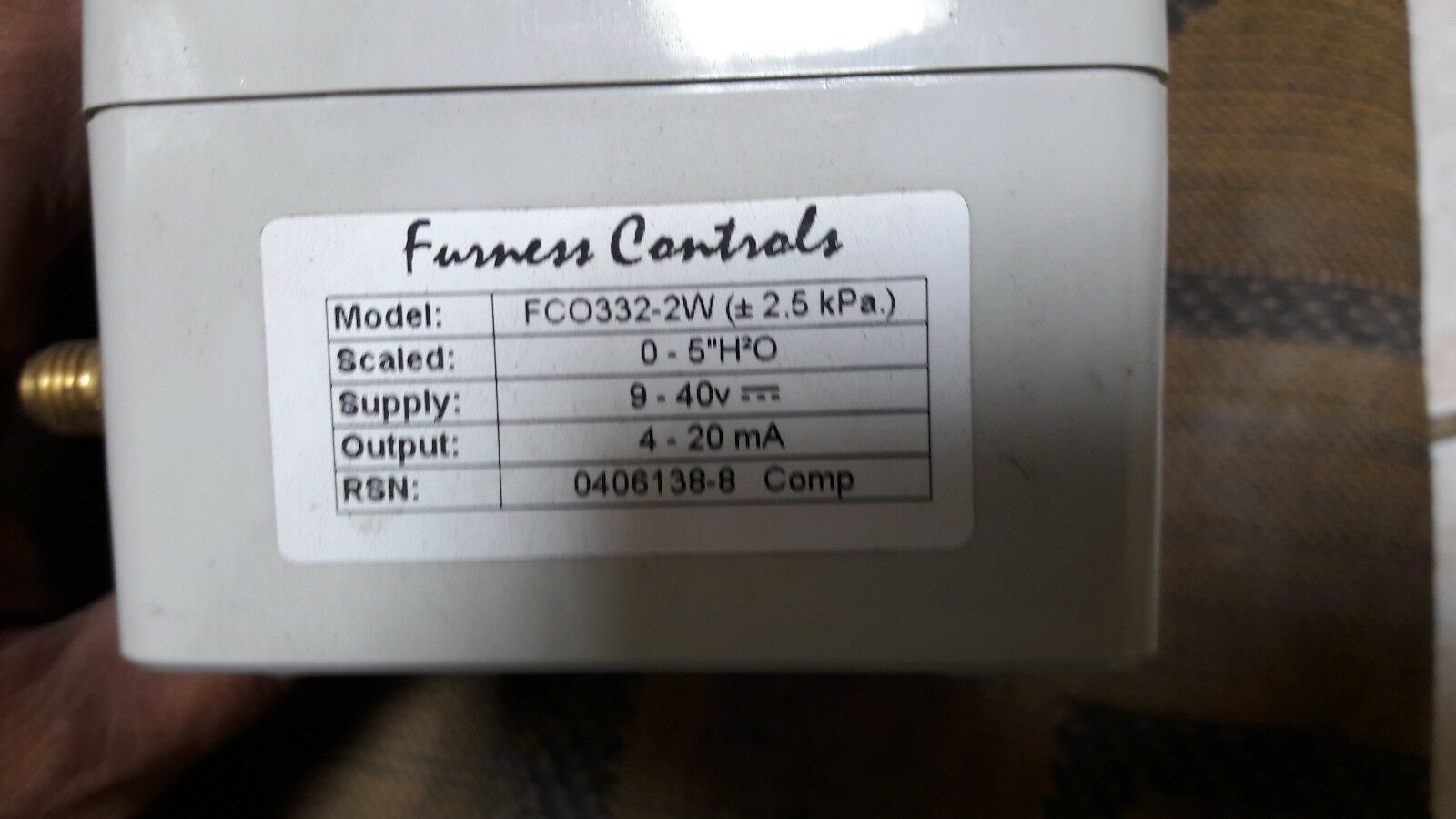 Furness Controls FCO332 differential pressure transmitter FCO332-2W ...