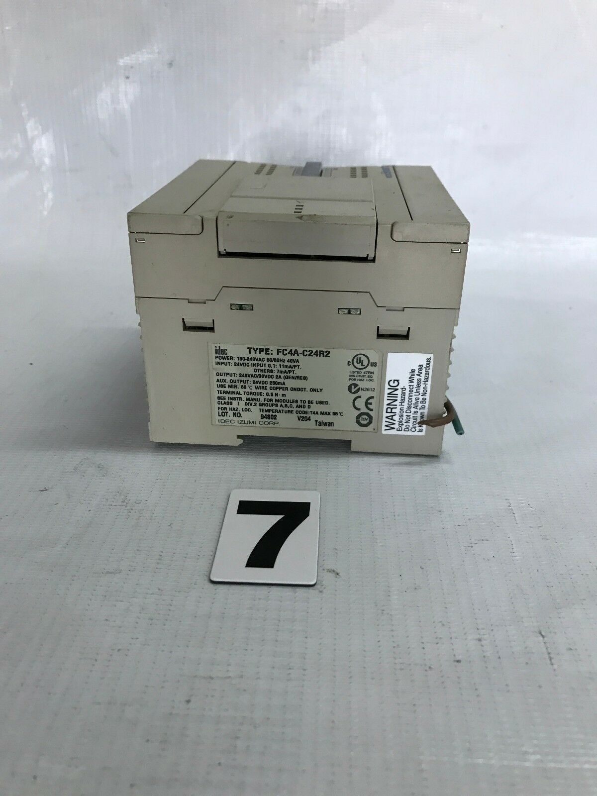 Idec Izumi FC4A-C24R2 Micro Smart PLC controller programmable ...