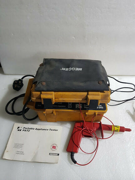 Megger PAT2 Portable Appliances Tester RS Components PAT-2 - Industrial ...