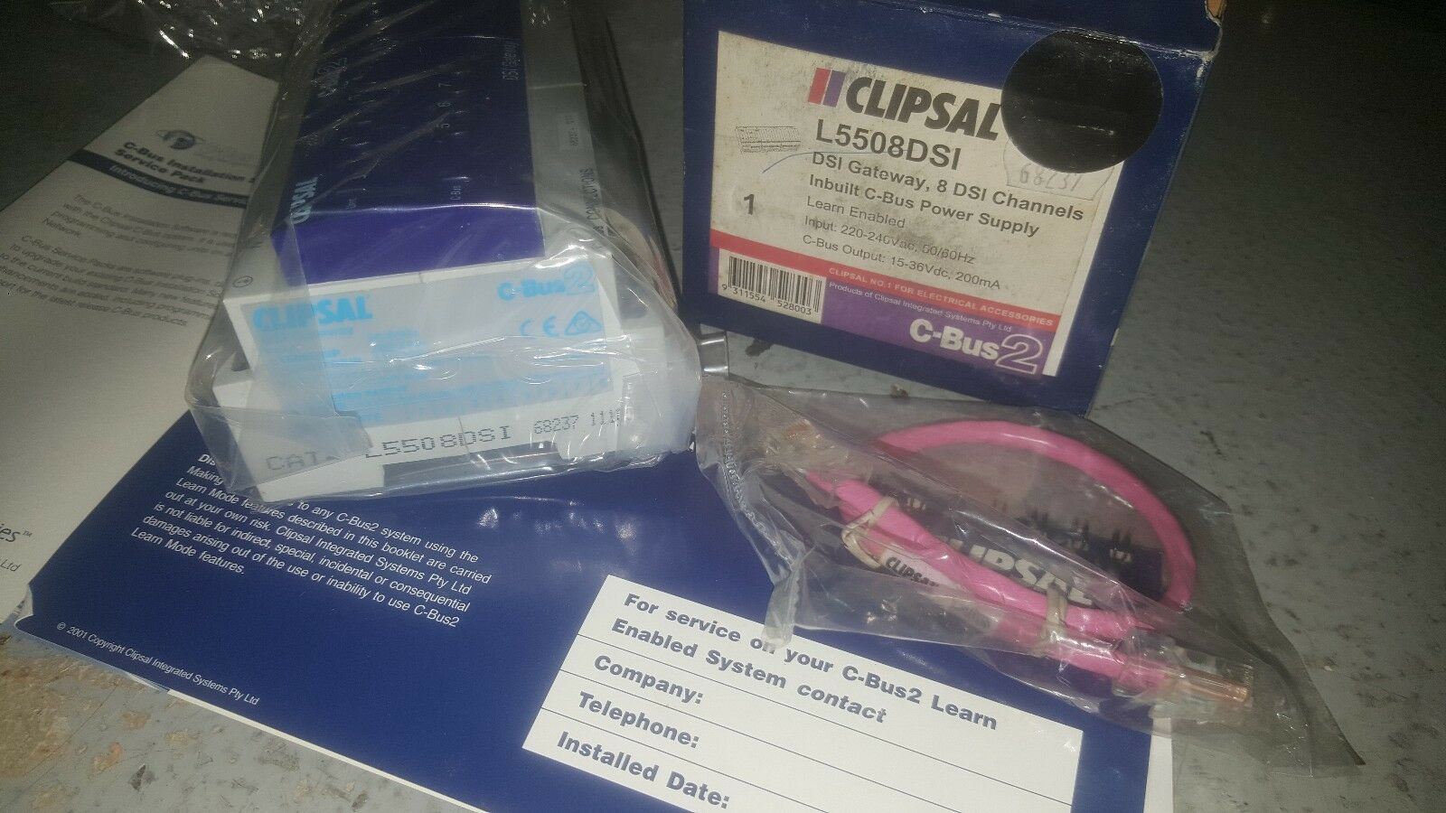 New Clipsal C-Bus L5508DSI DSI Gateway 8 DSI channels inbuilt c-bus ...