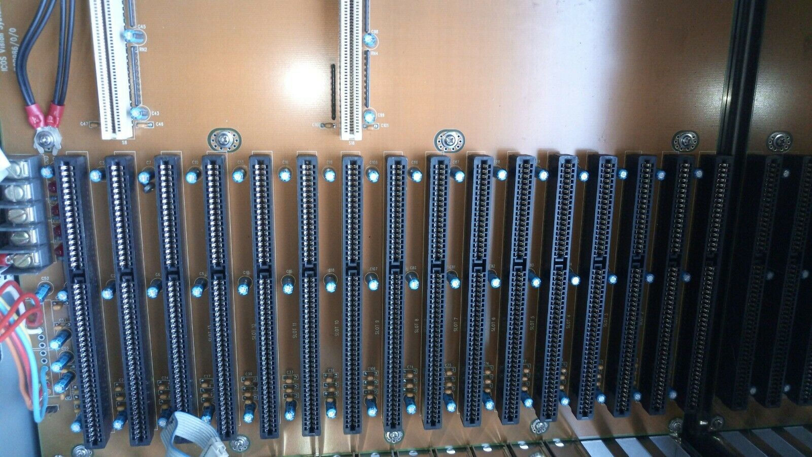 ICOS Vision system / KLA-Tencor PCB986/0/0 Industrial PC Backplane 14 ...