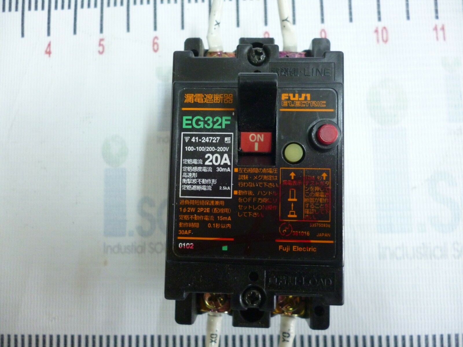 Fuji Electric EG32F Circuit Breaker 20A - Industrial SOL Pte Ltd