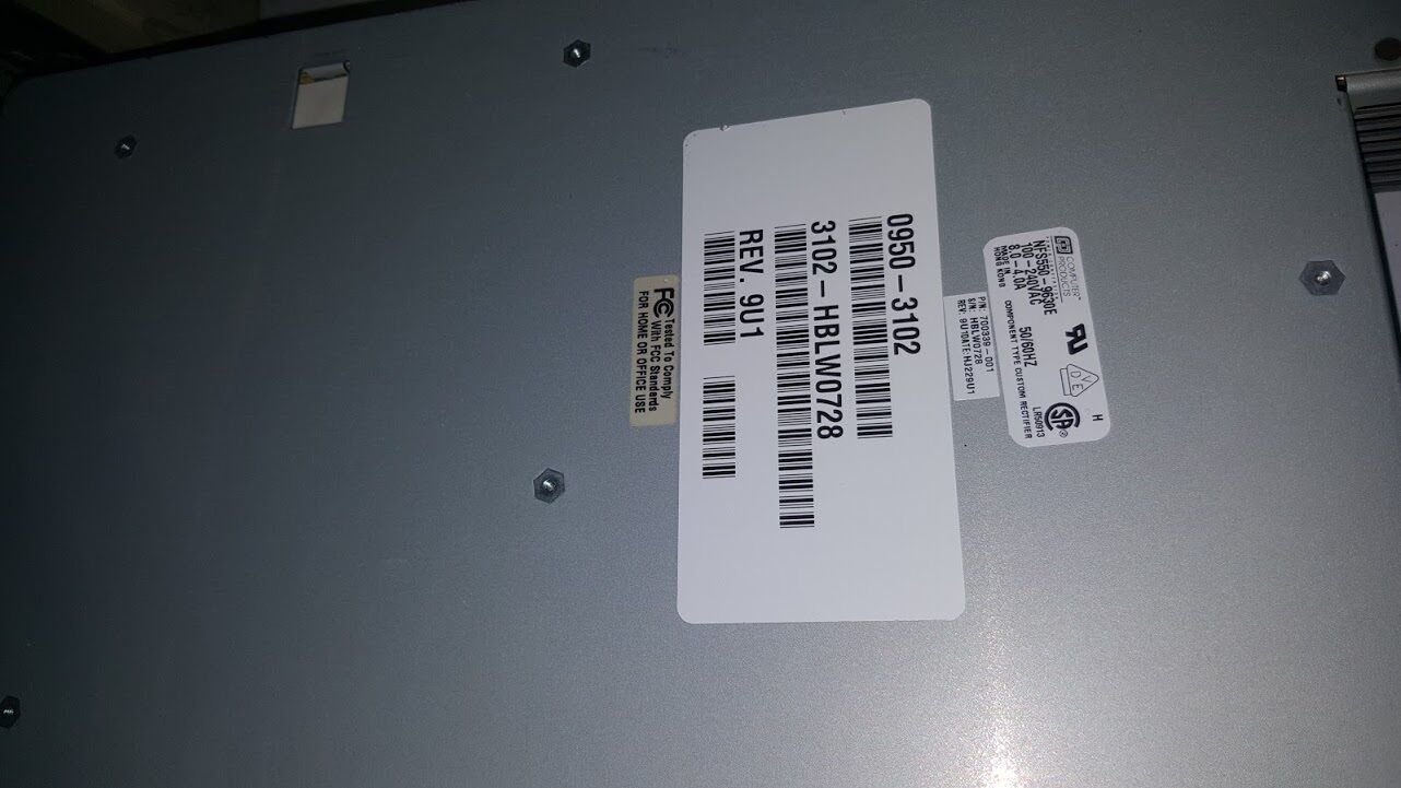 HP visualize c240 A4125A Computer Products Power Supply NFS550-9630E ...