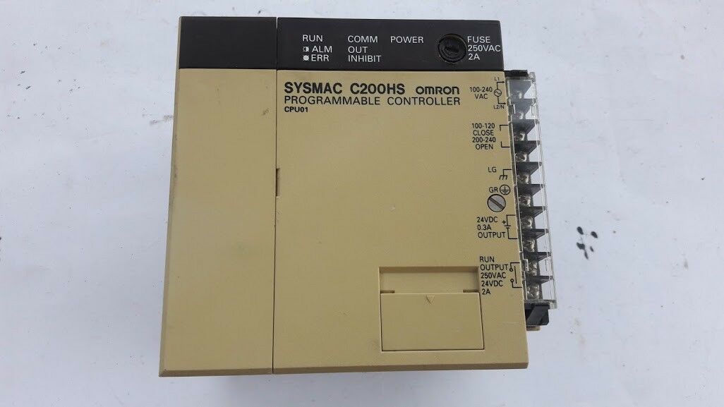 Omron Sysmac C200HS-CPU01-E Cpu Unit Programmable Controller C200HSCPU01E - Industrial SOL Pte Ltd