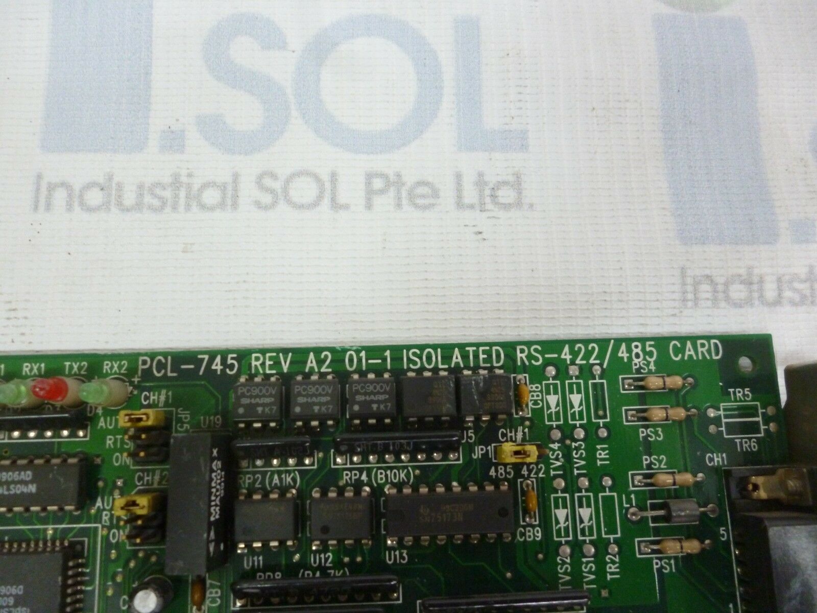 Advantech PCL-745 Rev A2 01-1 Dual-Port Isolated RS-422/485 ISA Card ...