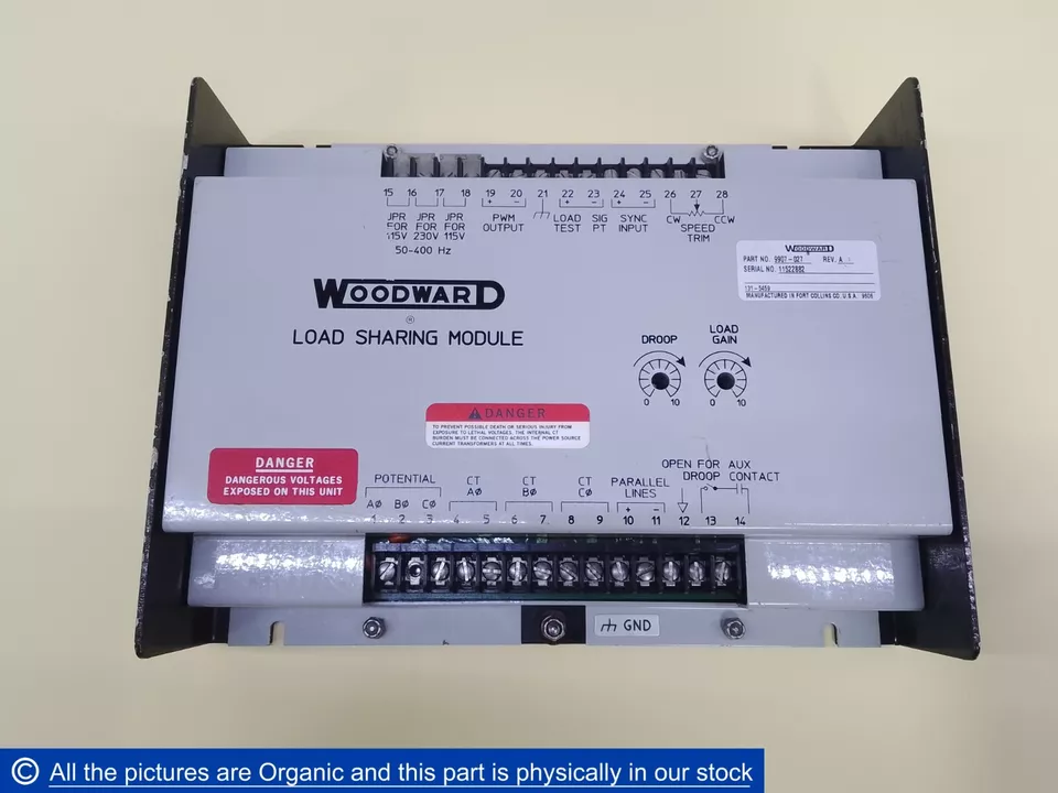 Woodward 9907-027 Rev A Load Sharing Module Generator Module 9907027 ...