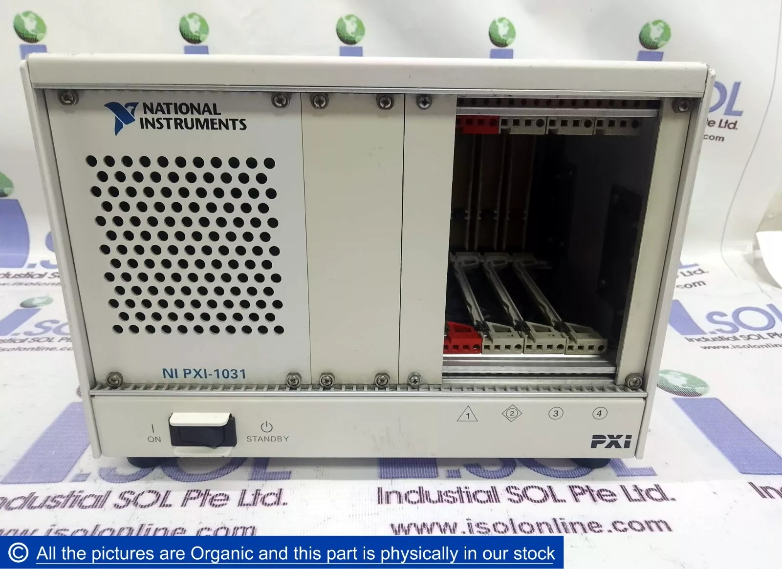 National Instruments NI PXI-1031 Universal AC PXI Chassis 190871B-01 Rev 3.0 - Industrial SOL ...