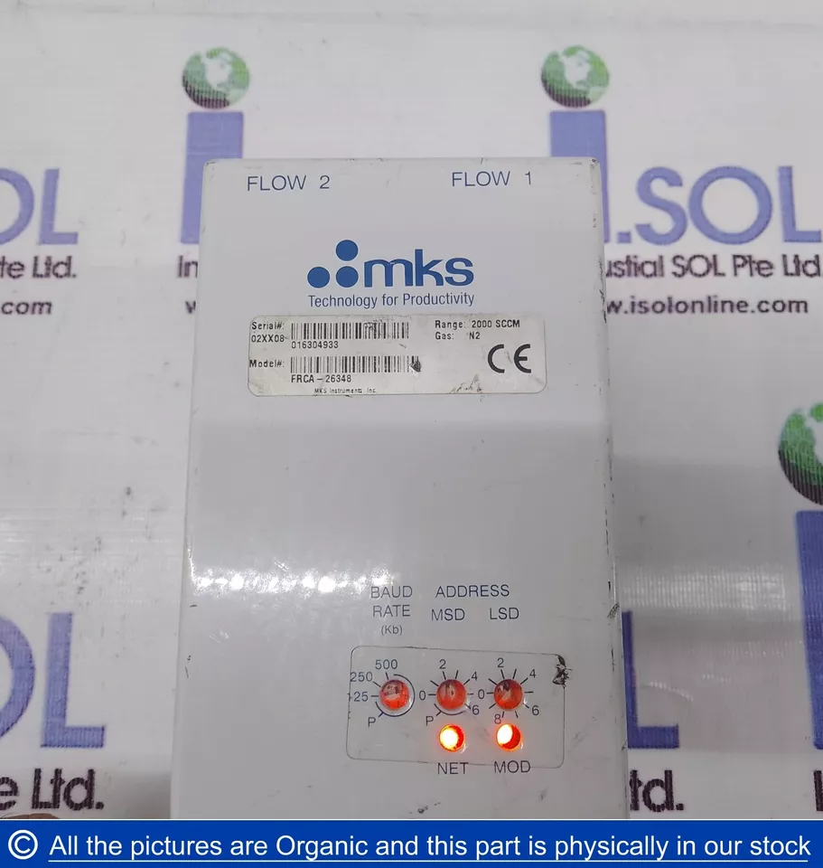 MKS Instruments FRCA-26348 Flow Ratio Controller Range 2000SCCM Gas N2 ...