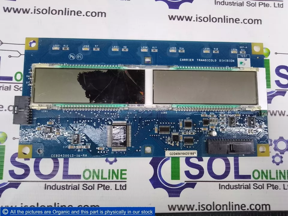 Carrier CEBD430013-16-RA Carrier Transicold Division LCD Module AC12-00433-03 - Industrial SOL ...