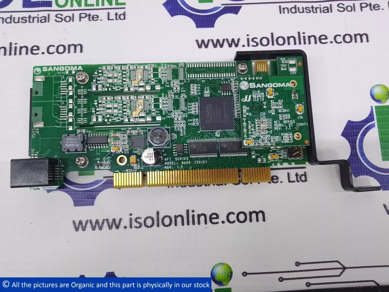 Sangoma B600 Rev 1.5 B610D0-21146 AFT series EC Rev 2.3 Analog VoiceCard Globe i - Industrial ...