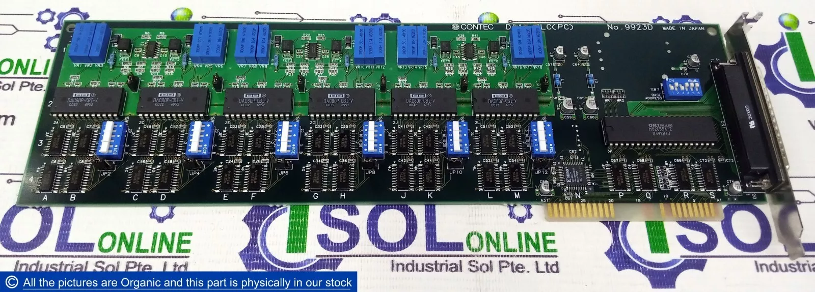 Contec DA12-6LC PC Data Acquisition Card Digital I/O 9923D 12bit 250KHz ...