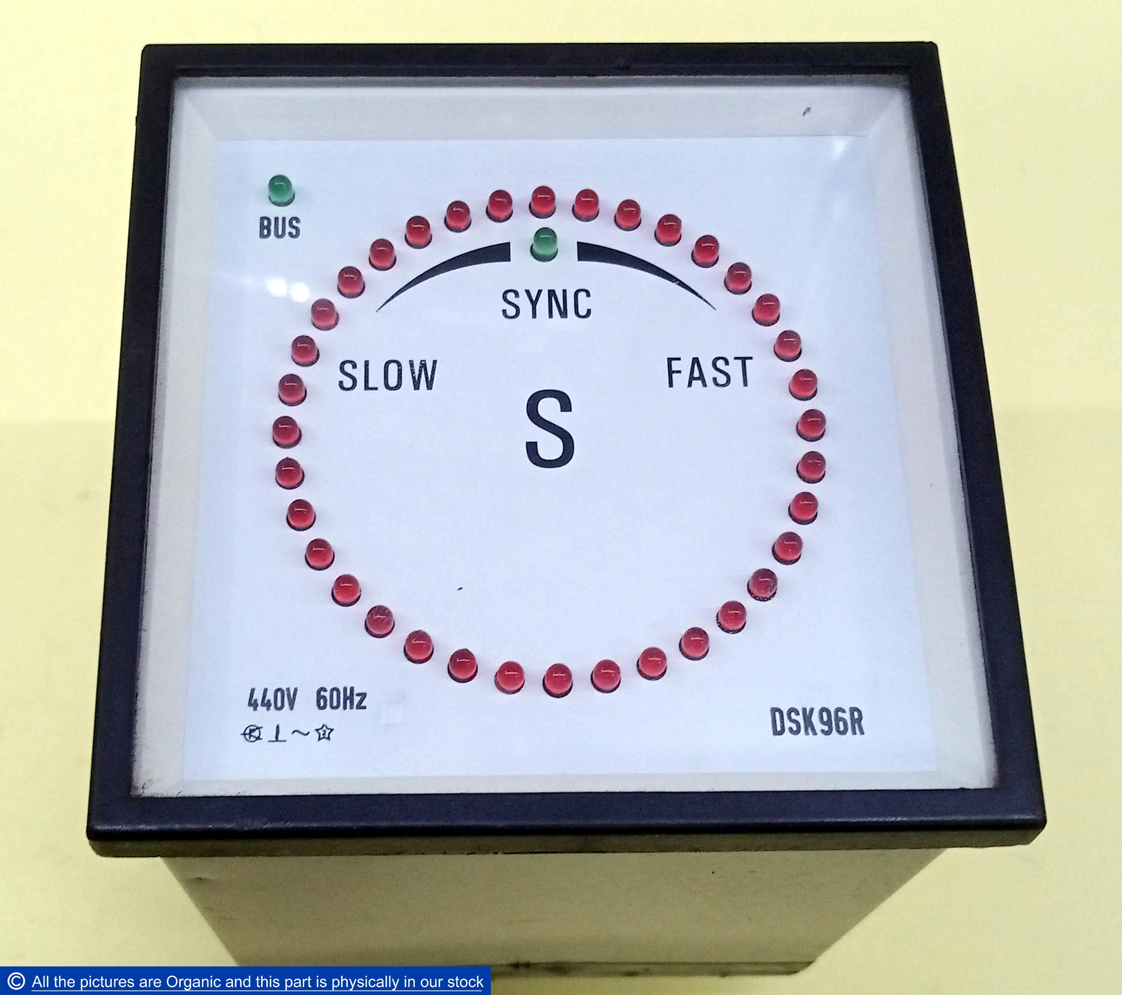 DSK 96R Generator Synchroscope Meter DSK96R 440V 60Hz Panel Meter ...