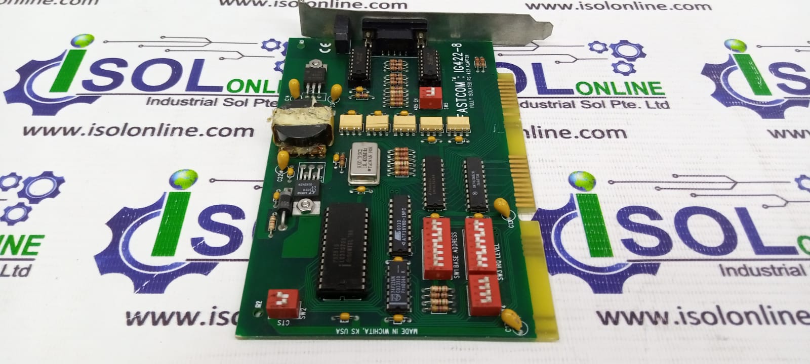FASTCOM IG422-8 FULLY ISOLATED RS-422 ISA PC Card commtech Inc. Rev. 2. ...