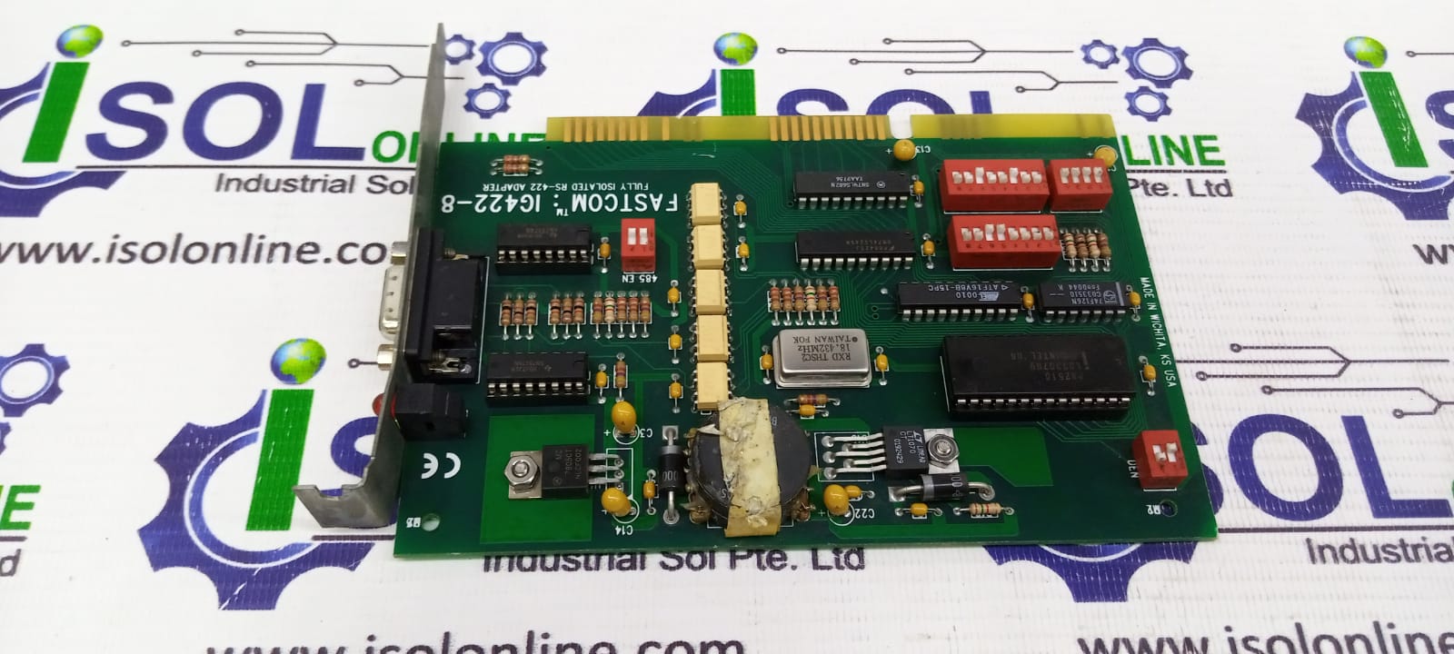FASTCOM IG422-8 FULLY ISOLATED RS-422 ISA PC Card commtech Inc. Rev. 2. ...
