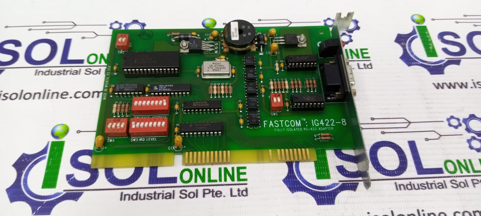 FASTCOM IG422-8 FULLY ISOLATED RS-422 ISA PC Card commtech Inc. Rev. 2.1 - Industrial SOL Pte Ltd