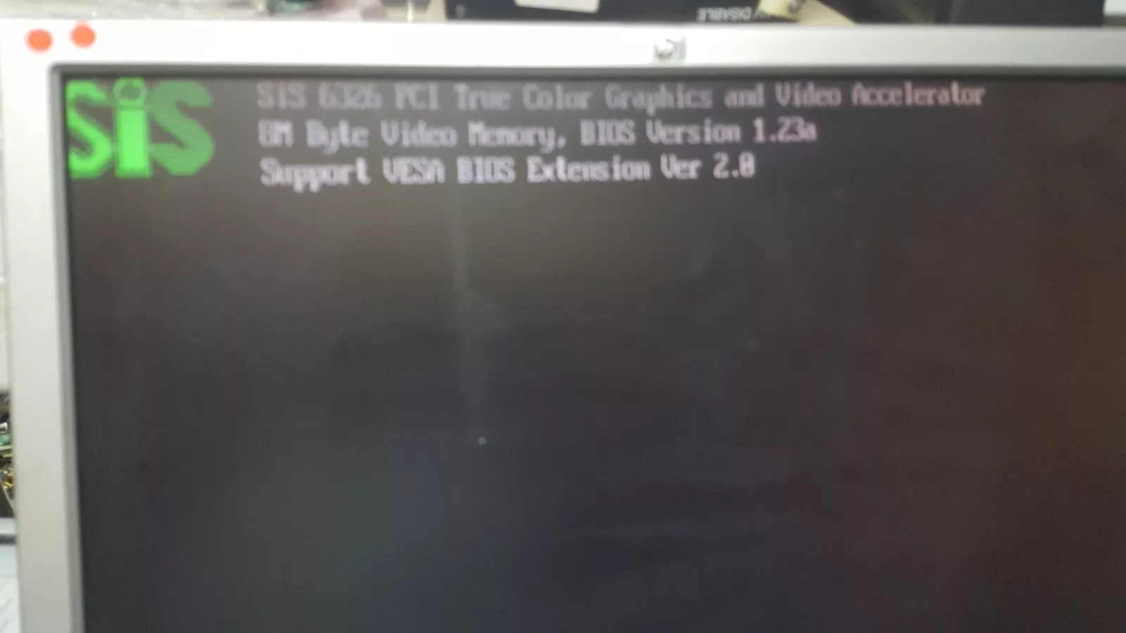 SiS 6326 PCI VZB-20 VGA 8MB Ver. 1.23a gainward Advantech PBVG12105 ...