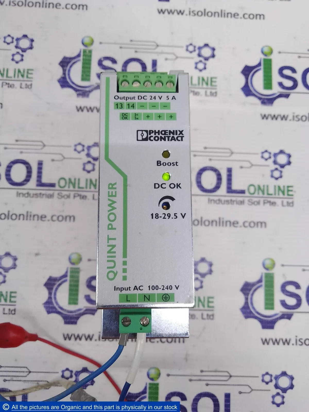 Phoenix Contact Quint-PS/1AC/24DC/5 Rev 07 2866750 Power Supply ...