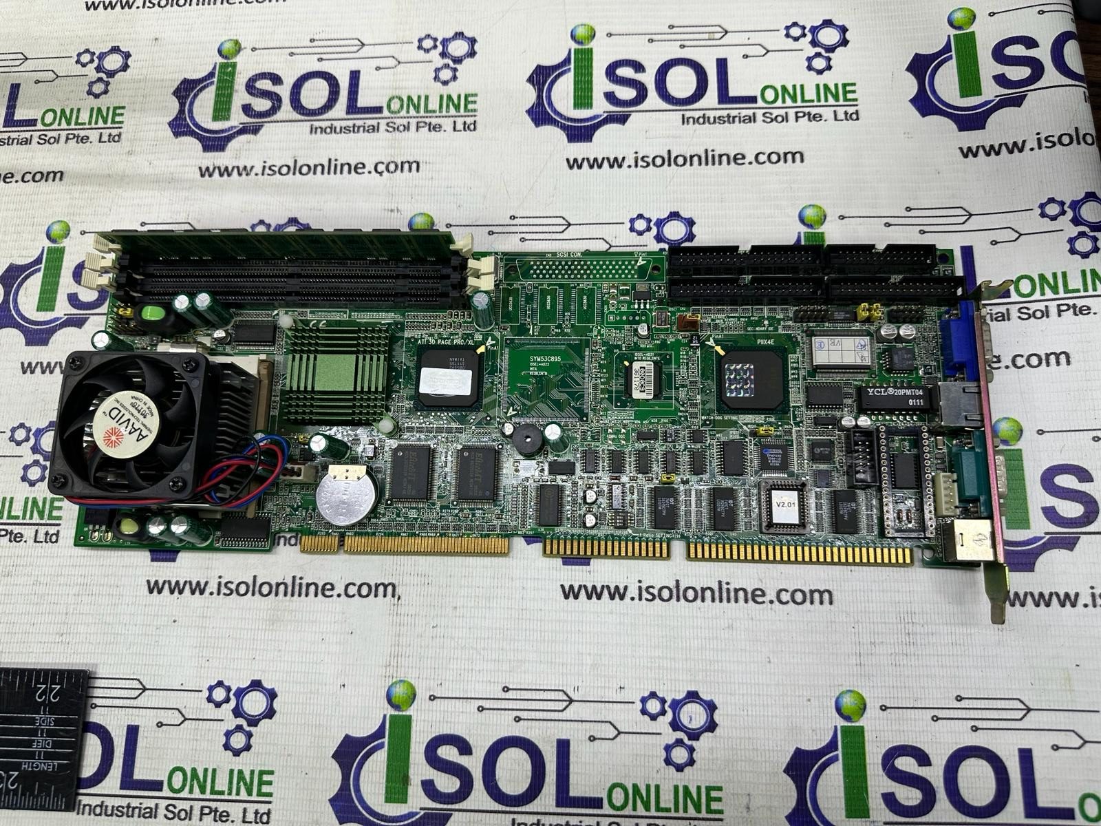 Advantech PCA-6178 Rev B1 Bios V2.01 PCA-6178B industrial SBC Pentium ...