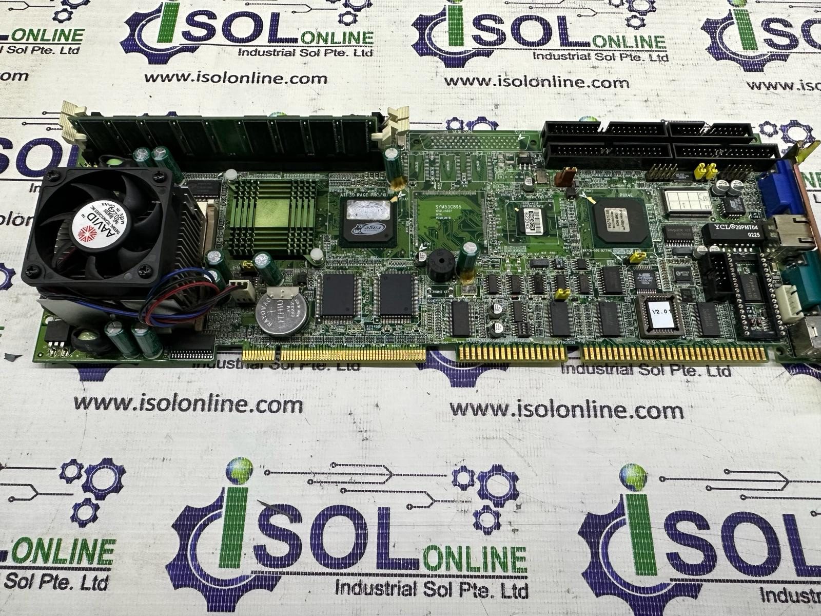 Advantech PCA-6178 Rev B1 Bios V2.01 PCA-6178B industrial SBC Pentium ...