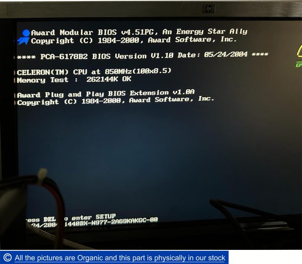 Advantech PCA-6178 Rev.B1 Bios V1.10 PCA-6178B2 Industrial SBC Pentium ...