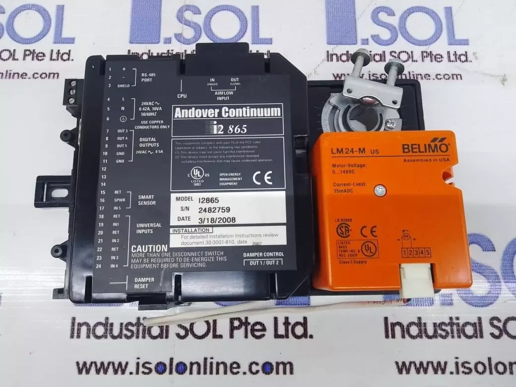 Andover continuum i2 2865 TAC/Schneider i2865 05-1001-104 Rev C ...