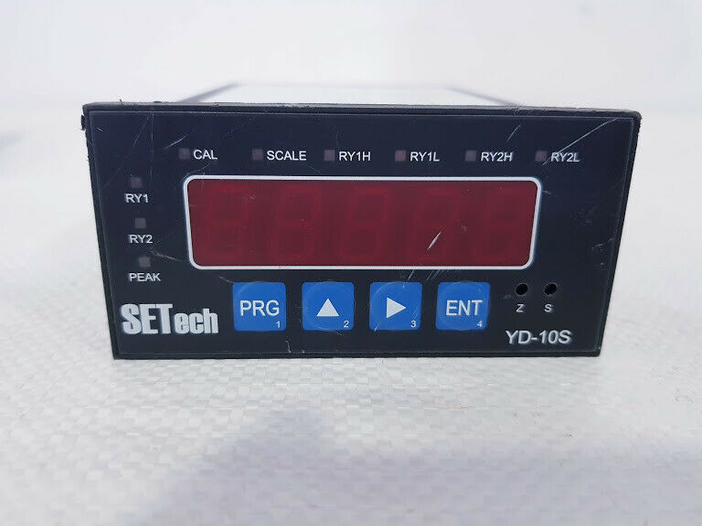 SETech YD-10s Precision Digital Indicator YA21S-600G 0-10V mV/V - Industrial SOL Pte Ltd