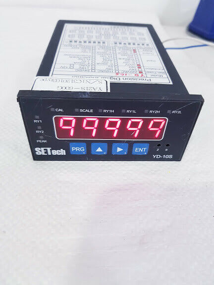 SETech YD-10s Precision Digital Indicator YA21S-600G 0-10V mV/V - Industrial SOL Pte Ltd