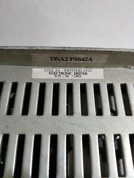 ETEL S.A DSA2 P1642A Digital servo Amplifier DSA2 - Industrial SOL Pte Ltd