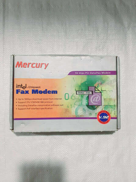 Intel Fax Modem AMI-IA92 56K PCI Data/Fax Modem Card 1700040052021 V2 ...
