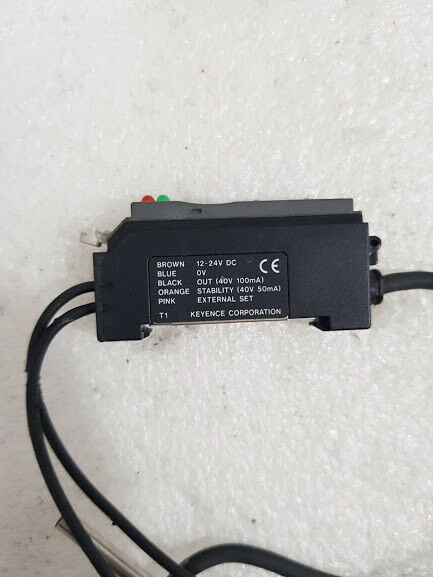 Keyence Corporation FS-T1P FiberOptic Optical Sensor FST1P - Industrial ...