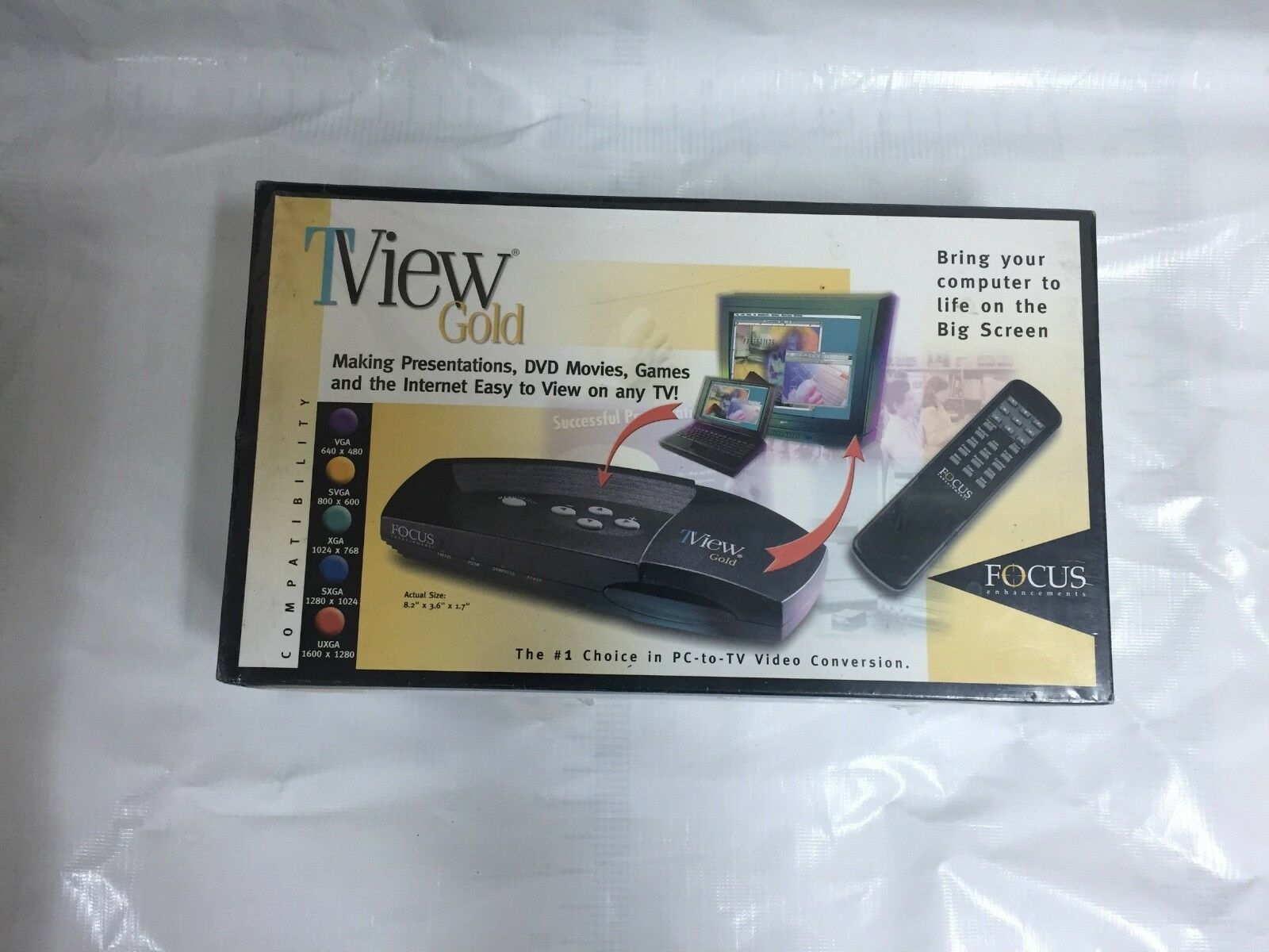 New 444-3700 Focus enhancement Tview Gold Presentation DVD Internet PC ...