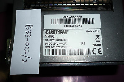Custom VK80 915DY010100J00 Thermal Printer Fw Ver 1.83 TICKET / KIOSK ...