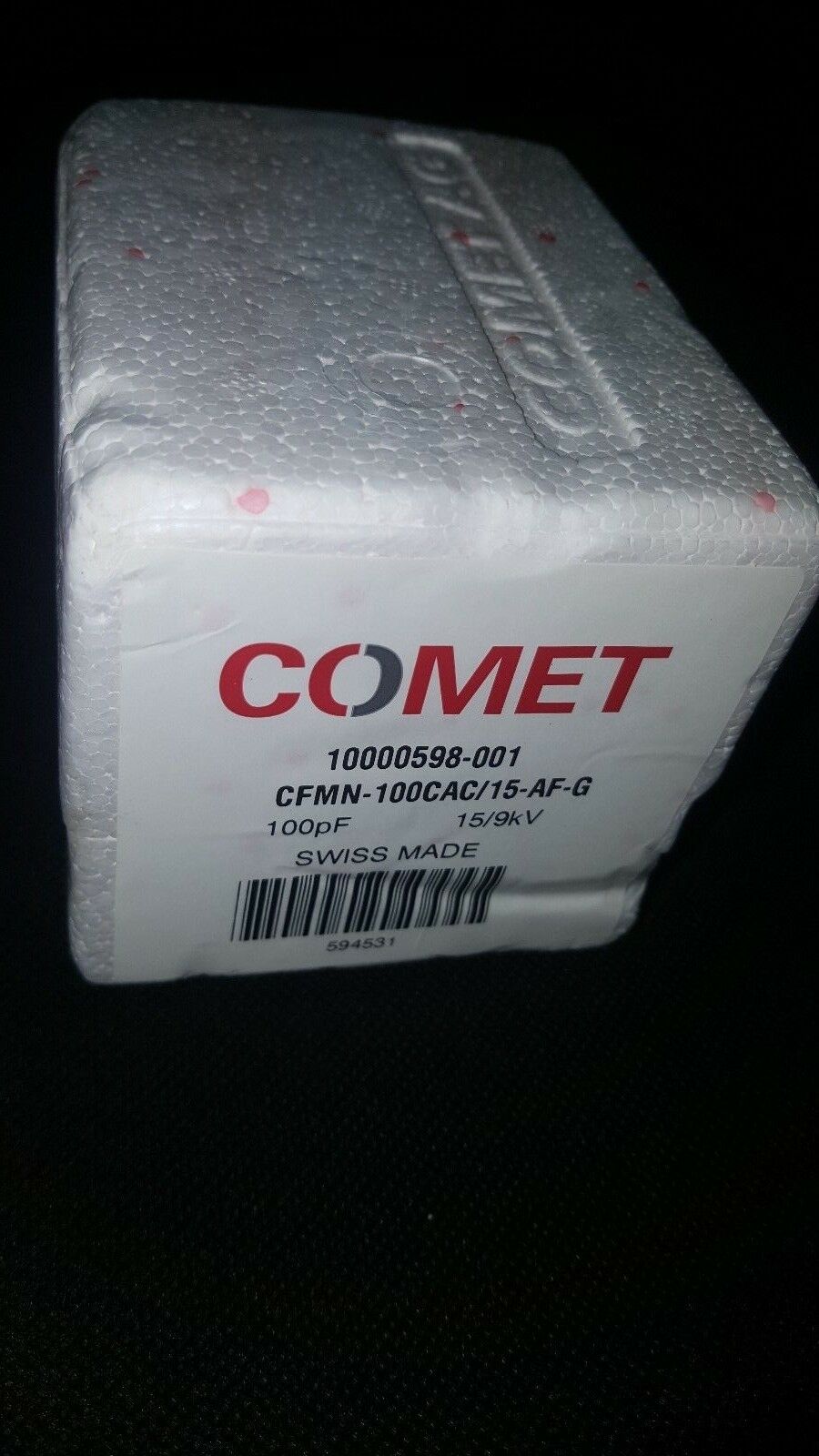 New Comet cfmn-150cac/15-af-g 150pF 15/9kV swiss made Vacuum Capacitor ...